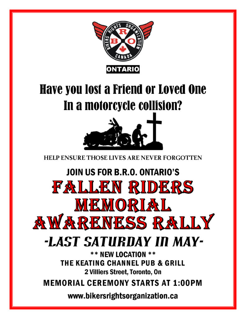Fallen Riders Memorial Awareness Rally - Fallen Riders Support Team